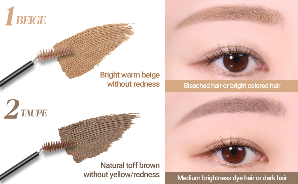 THE BROW COLOR FIXING CARA